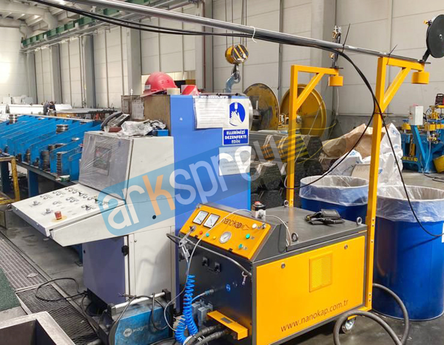 Automation-Compatible Arc Spray Devices (EM-S/U) - Arc Spray Coating Pistol